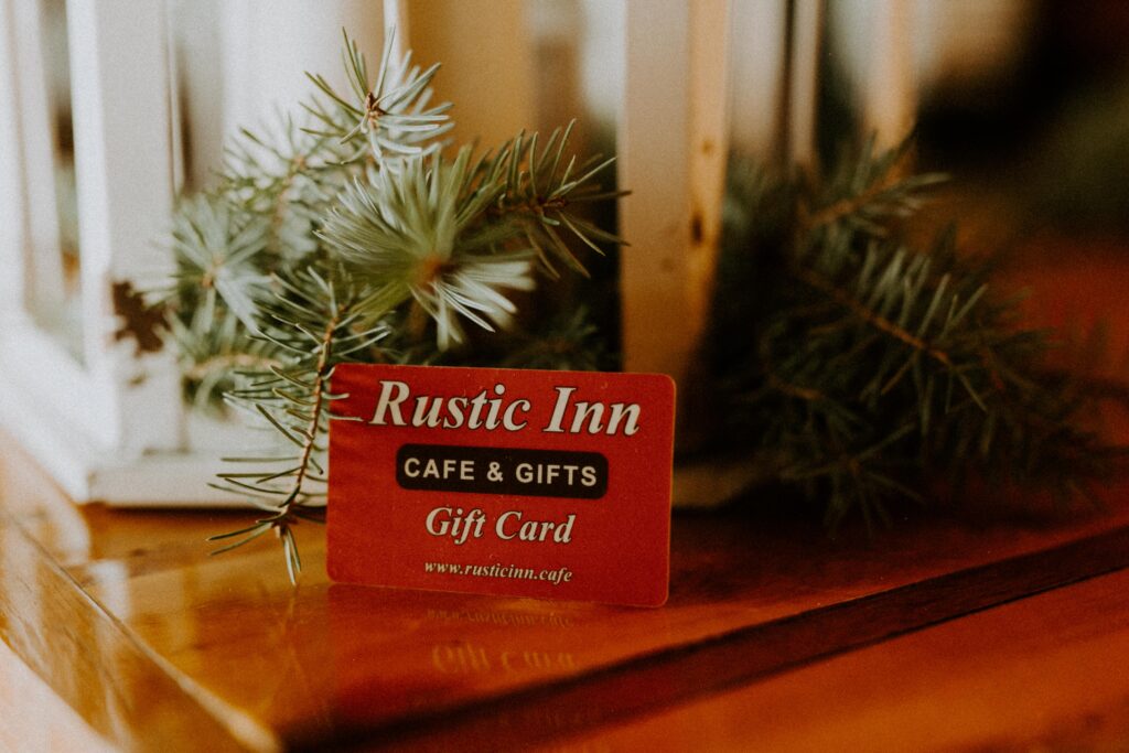 Gift Card from Rustic Inn Café and Gifts in Two Harbors, MN